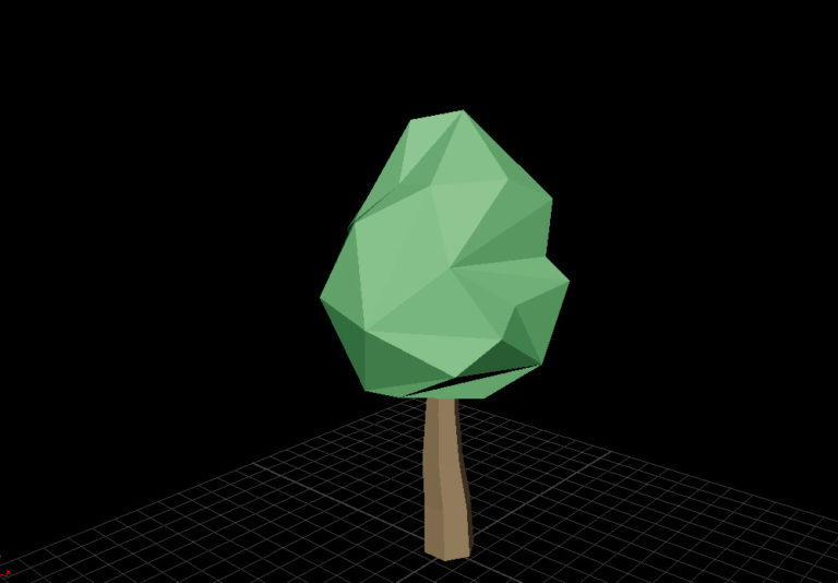 How To 3D Model Low Poly Tall Tree – APaintingForTheArtist.com – Web Design Tutorials, 3D ...