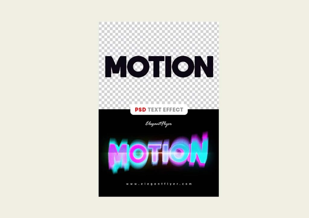 A free motion moving, vibrating, in action, movement PSD for photoshop – mock-up template for ...