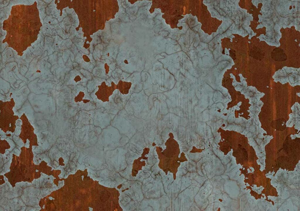 A Free CC0 Public Domain Painted Teal Rusted Metal, Steel, Iron Texture ...